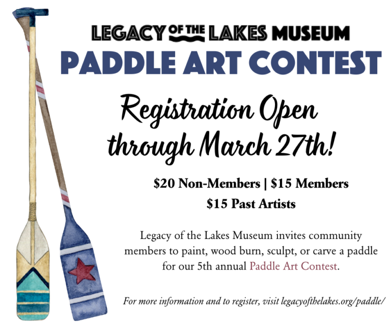Paddle Art - Legacy of the Lakes Museum