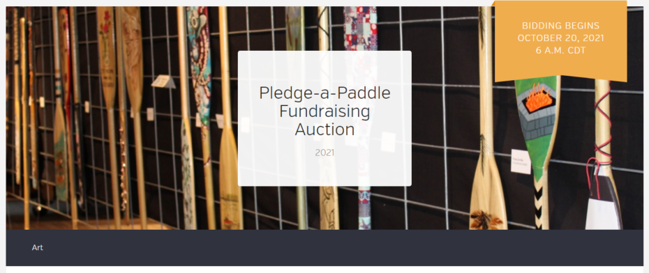 Pledge-a-Paddle Fundraising Auction - Legacy of the Lakes Museum